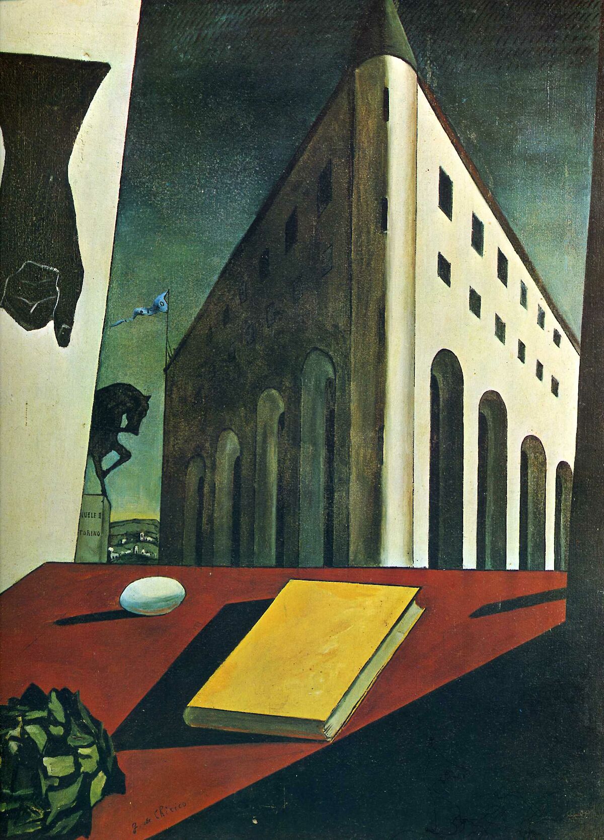 Giorgio de Chirico - Turin Spring, 1914 | Trivium Art History