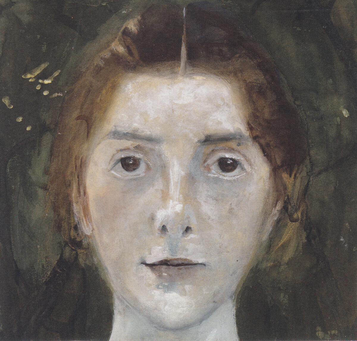 Self-portrait — 1897 by Paula Modersohn-Becker