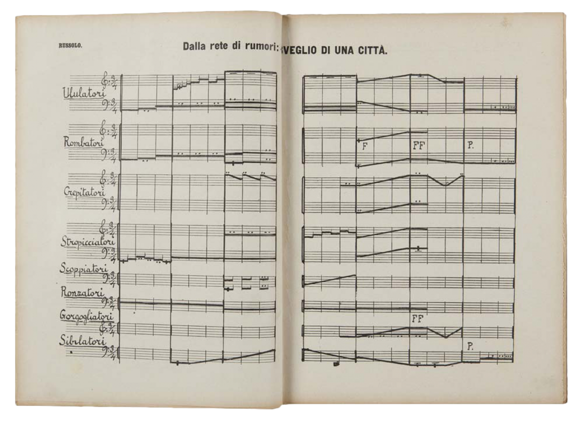 Enharmonic Notation for Intonarumori by Luigi Russolo