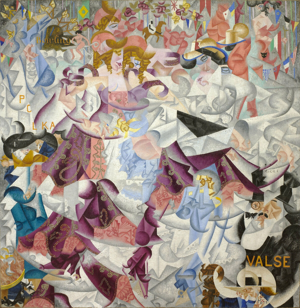 Dynamic Hieroglyphic of the Bal Tabarin by Gino Severini
