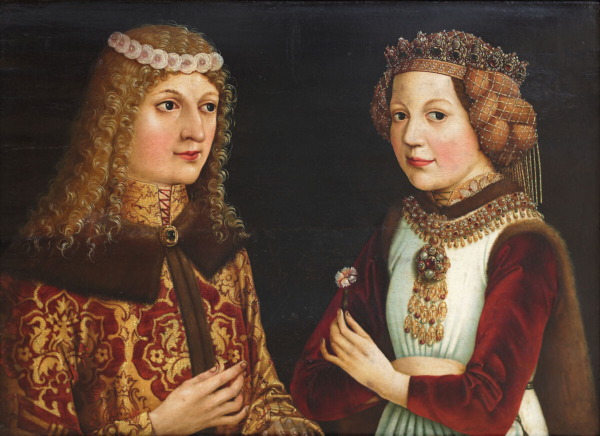 Portrait of Ladislaus the Posthumous and Magdalena of Valois, Northern ...