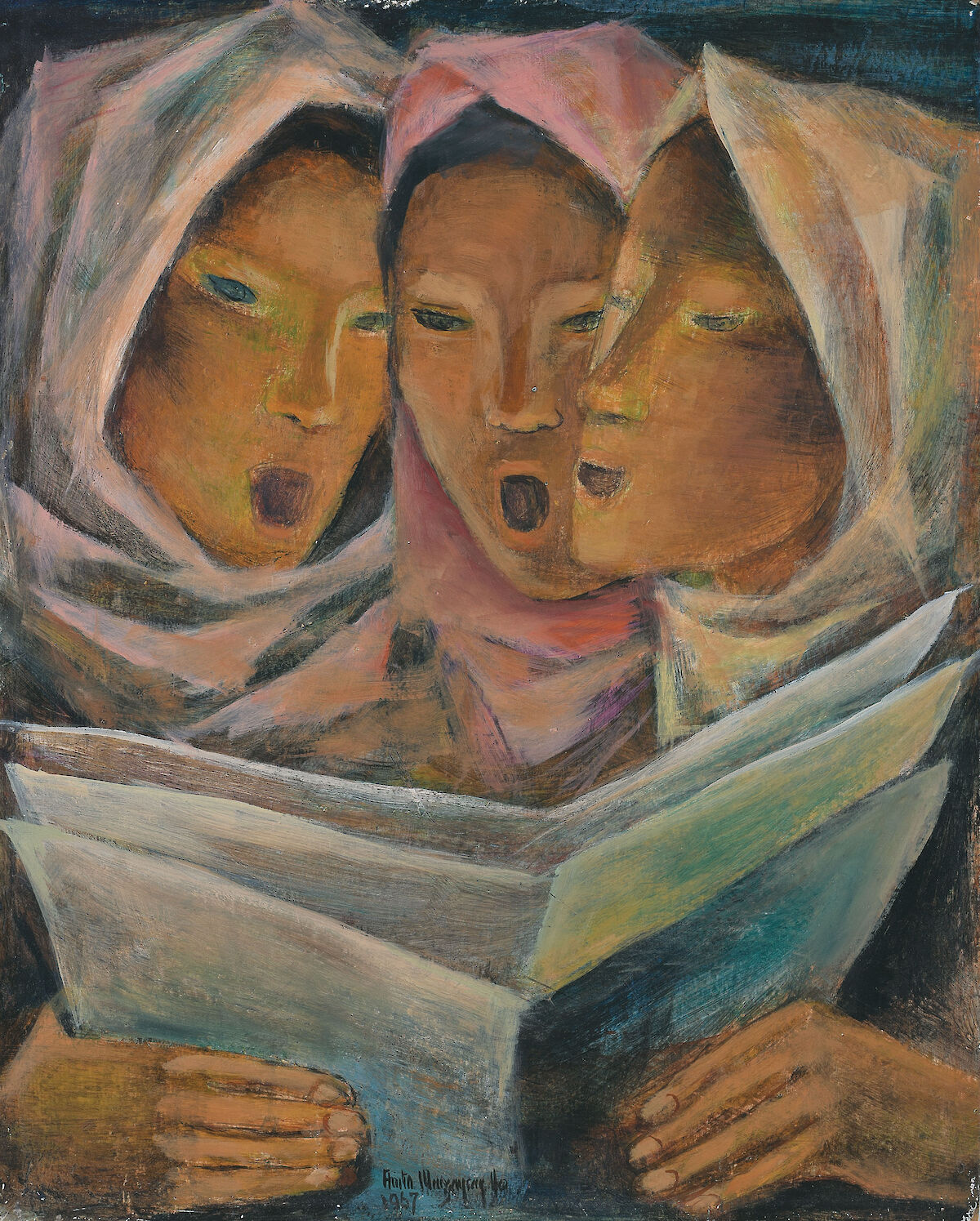 Caroling by Anita Magsaysay-Ho | Obelisk Art History