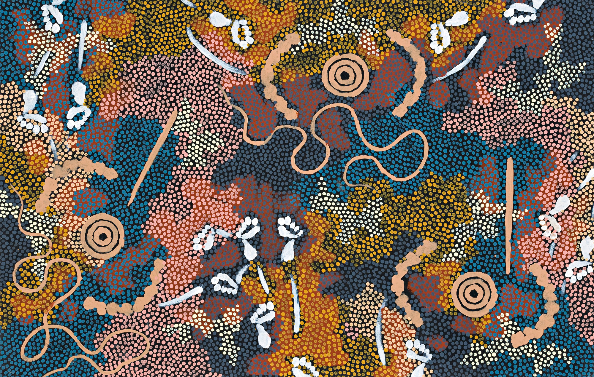 Clifford Possum Tjapaltjarri Reclaiming The Land