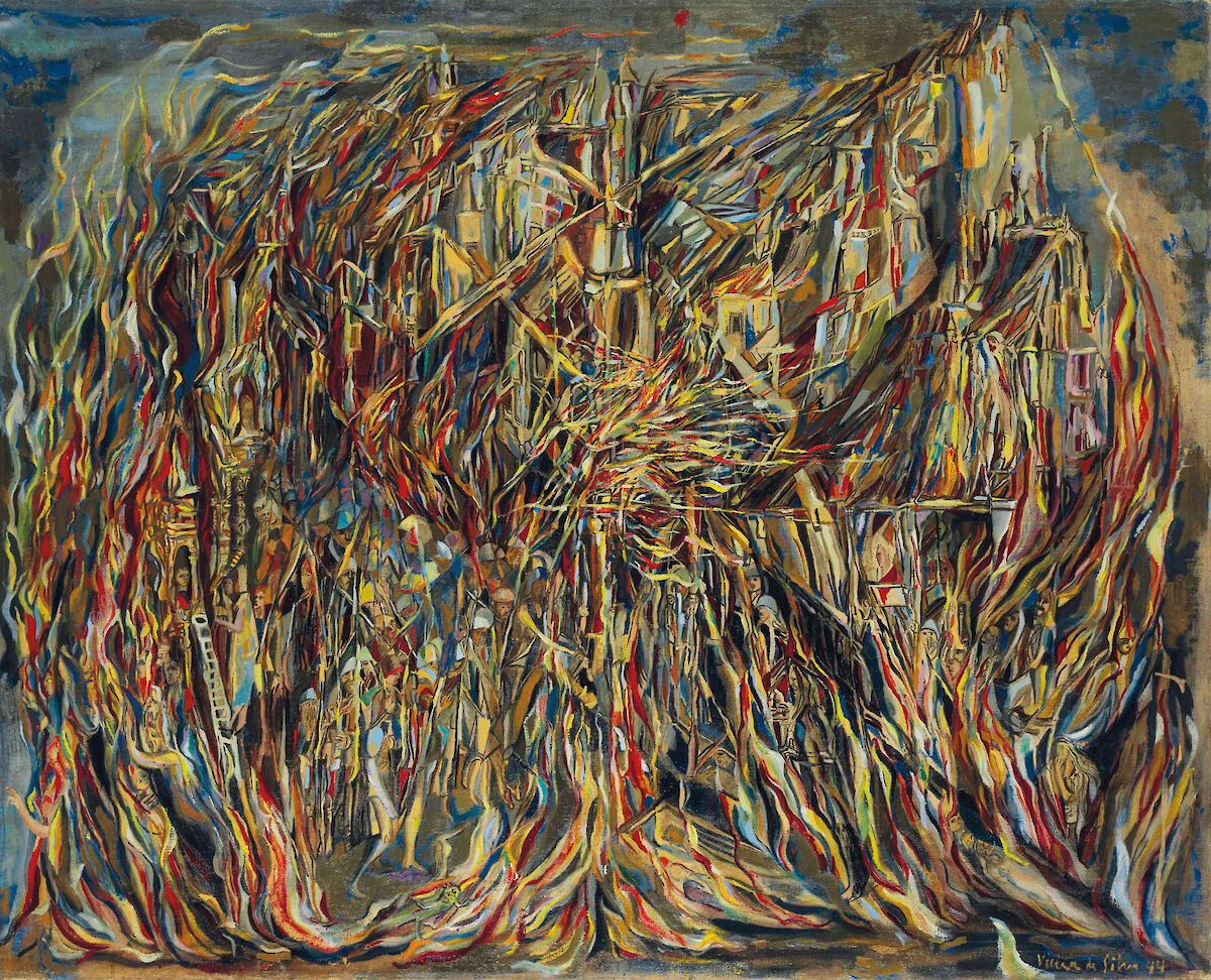 The Fire I by Maria Helena Vieira da Silva | Obelisk Art History