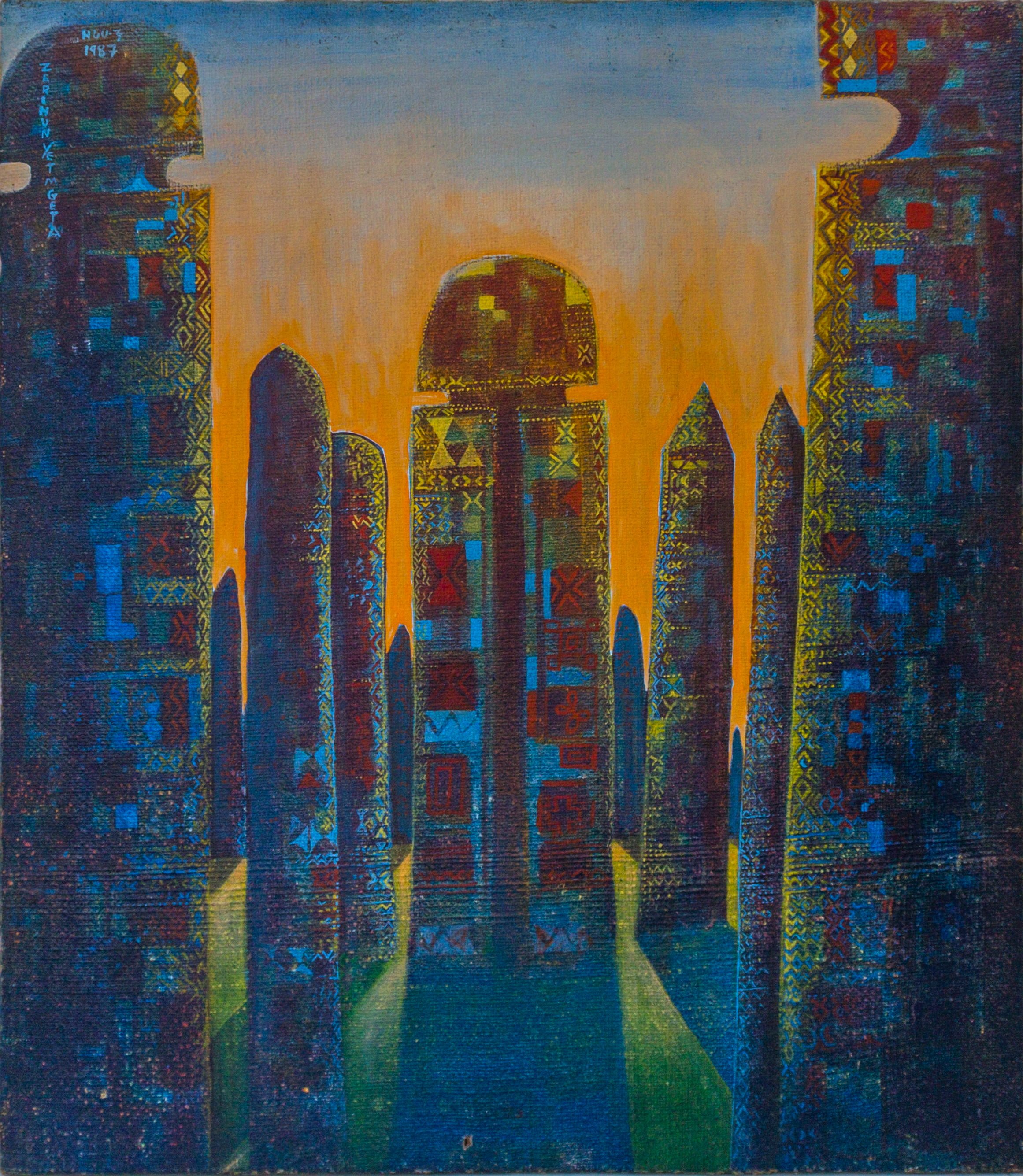 Zerihun Yetmgeta - Modernizing traditional motifs