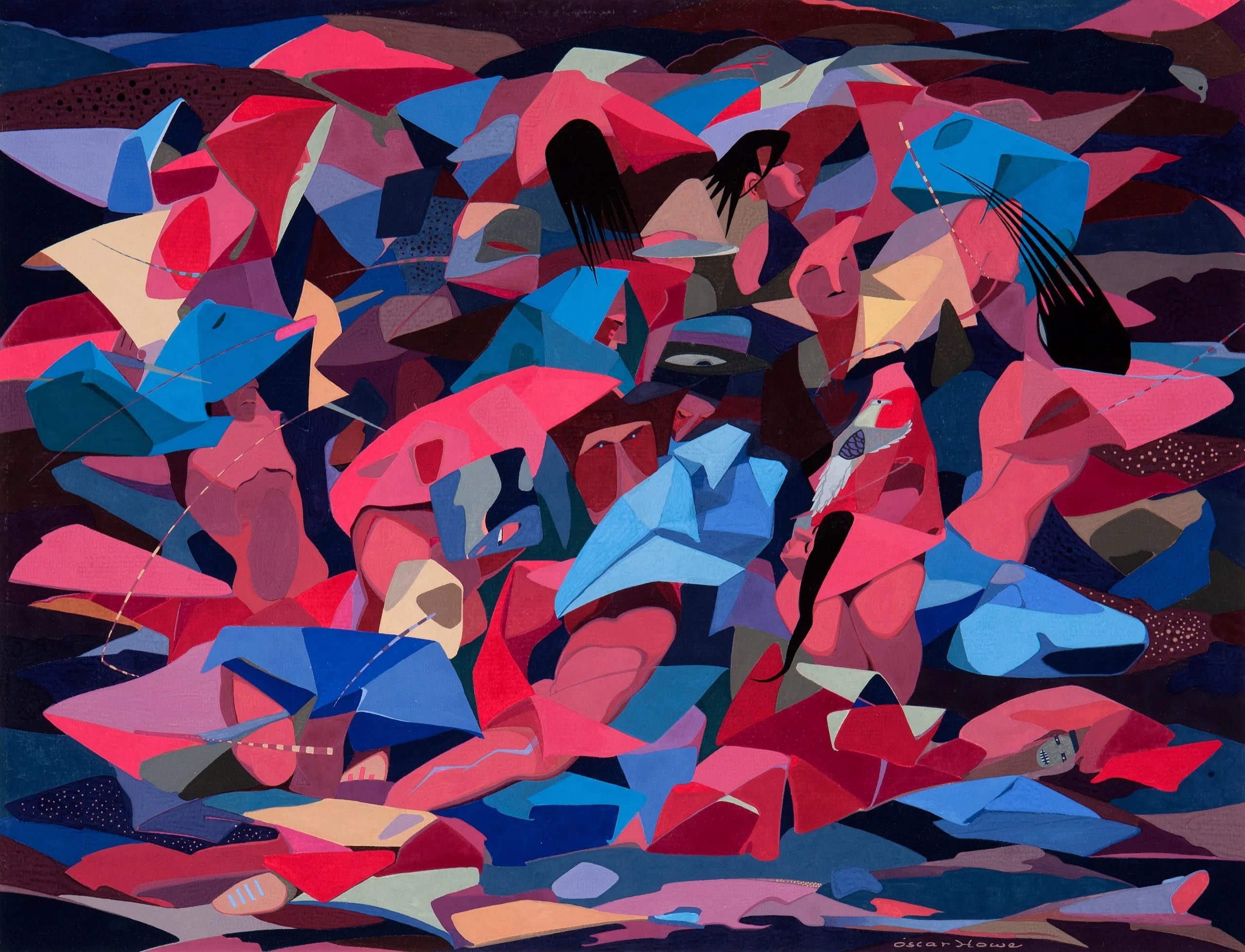 Dance of the Heyoka by Oscar Howe | Obelisk Art History