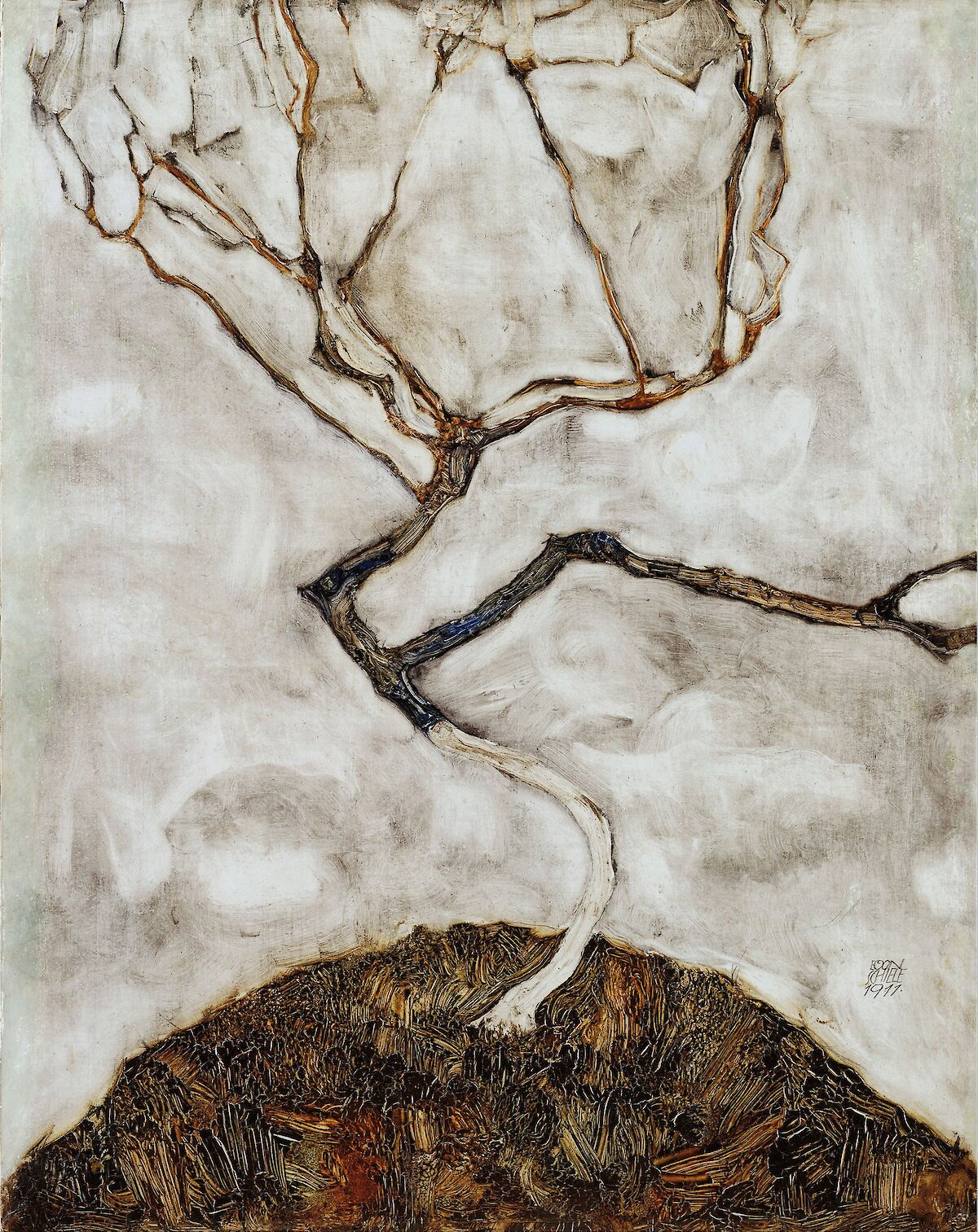 A Tree in Late Autumn by Egon Schiele | Obelisk Art History